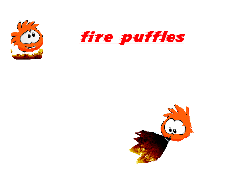 Fire Puffles | Club Penguin Fan Universe | Fandom