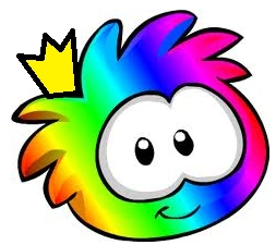 King Rainbow Puffle I | Club Penguin Fan World Wiki | Fandom