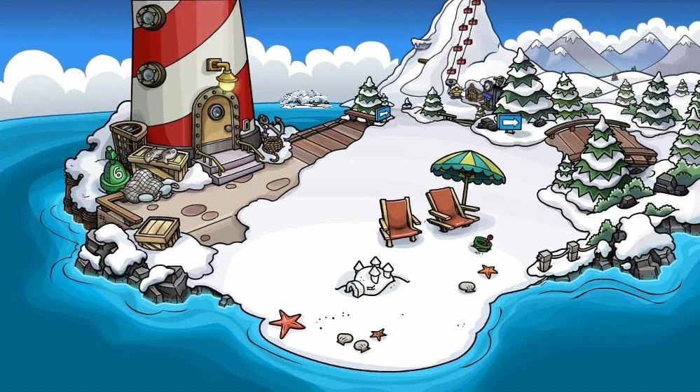 Beach | Club Penguin Fan World Wiki | Fandom