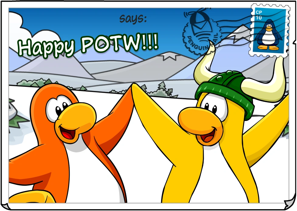 Happy POTW Postcard | Club Penguin Journey Wiki | Fandom