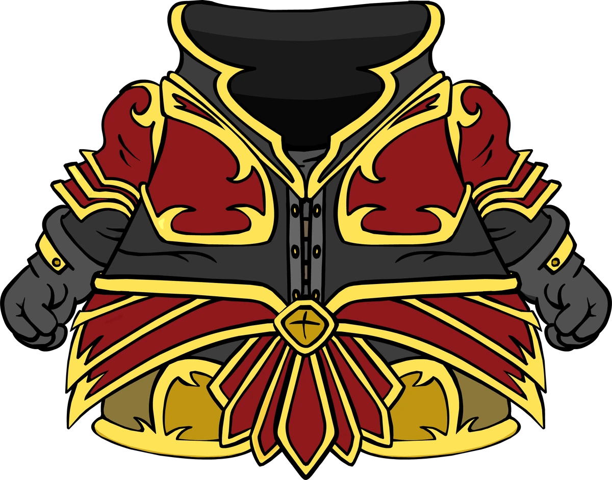 Crimson Plate Mail | Club Penguin Journey Wiki | Fandom