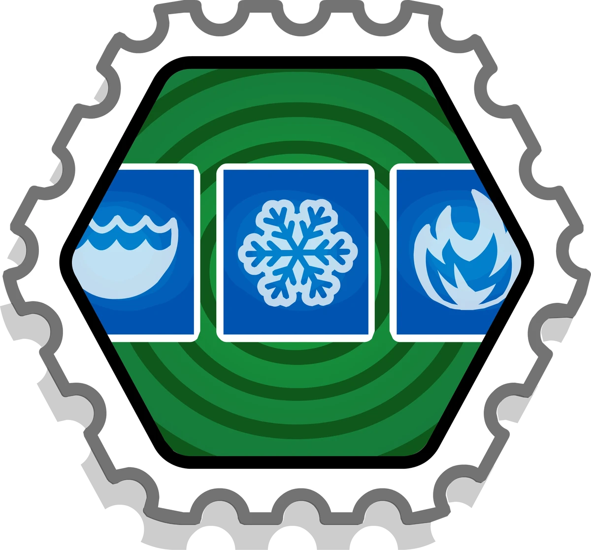 Elemental Win Stamp | Club Penguin Journey Wiki | Fandom