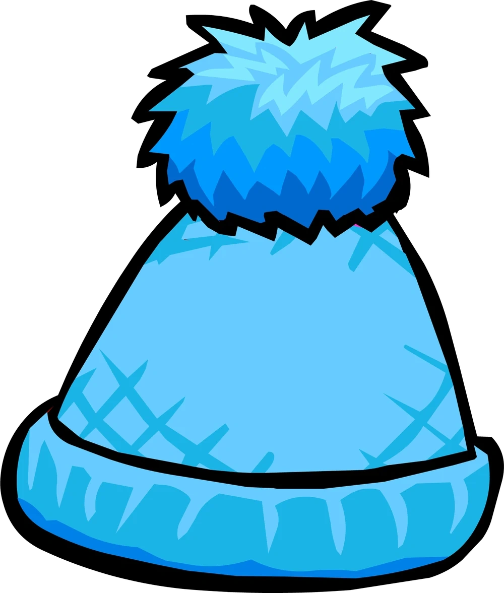 Blue Pompom Toque | Club Penguin Journey Wiki | Fandom