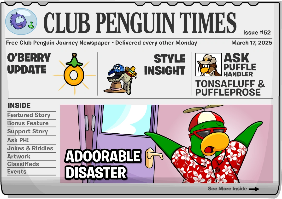 Club Penguin Times/Issue 52 | Club Penguin Journey Wiki | Fandom