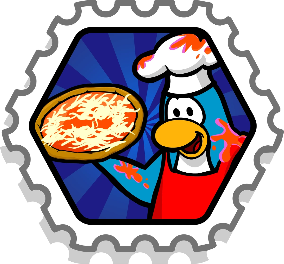 Pizza Chef Stamp | Club Penguin Journey Wiki | Fandom