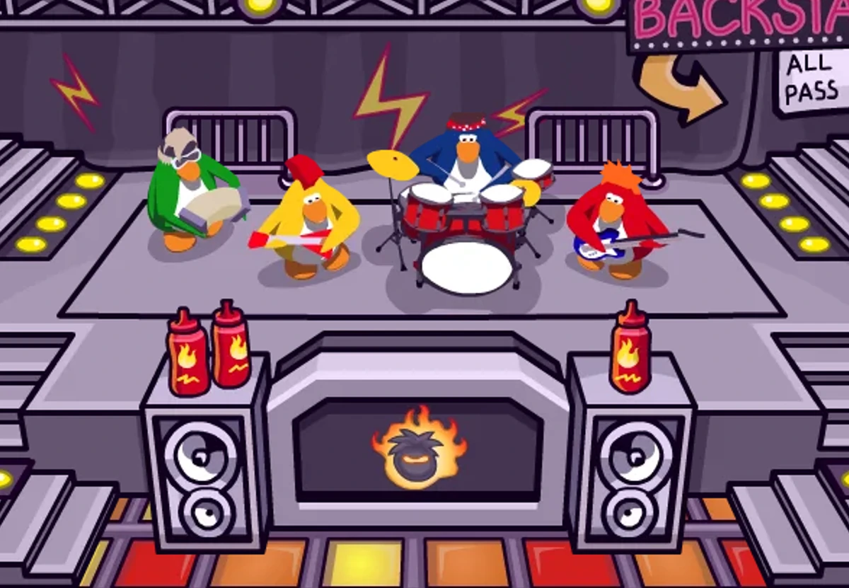 Penguin Band Rock Concert | Club Penguin Journey Wiki | Fandom