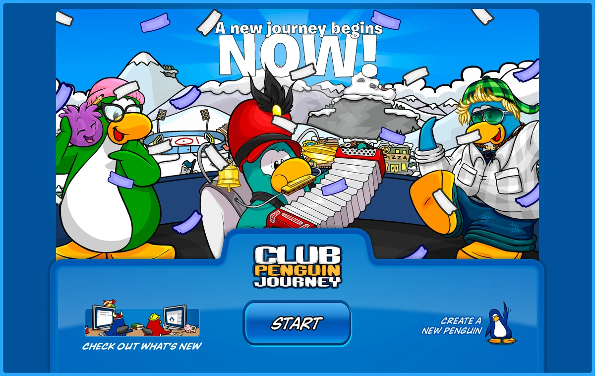 Login Screen | Club Penguin Journey Wiki | Fandom