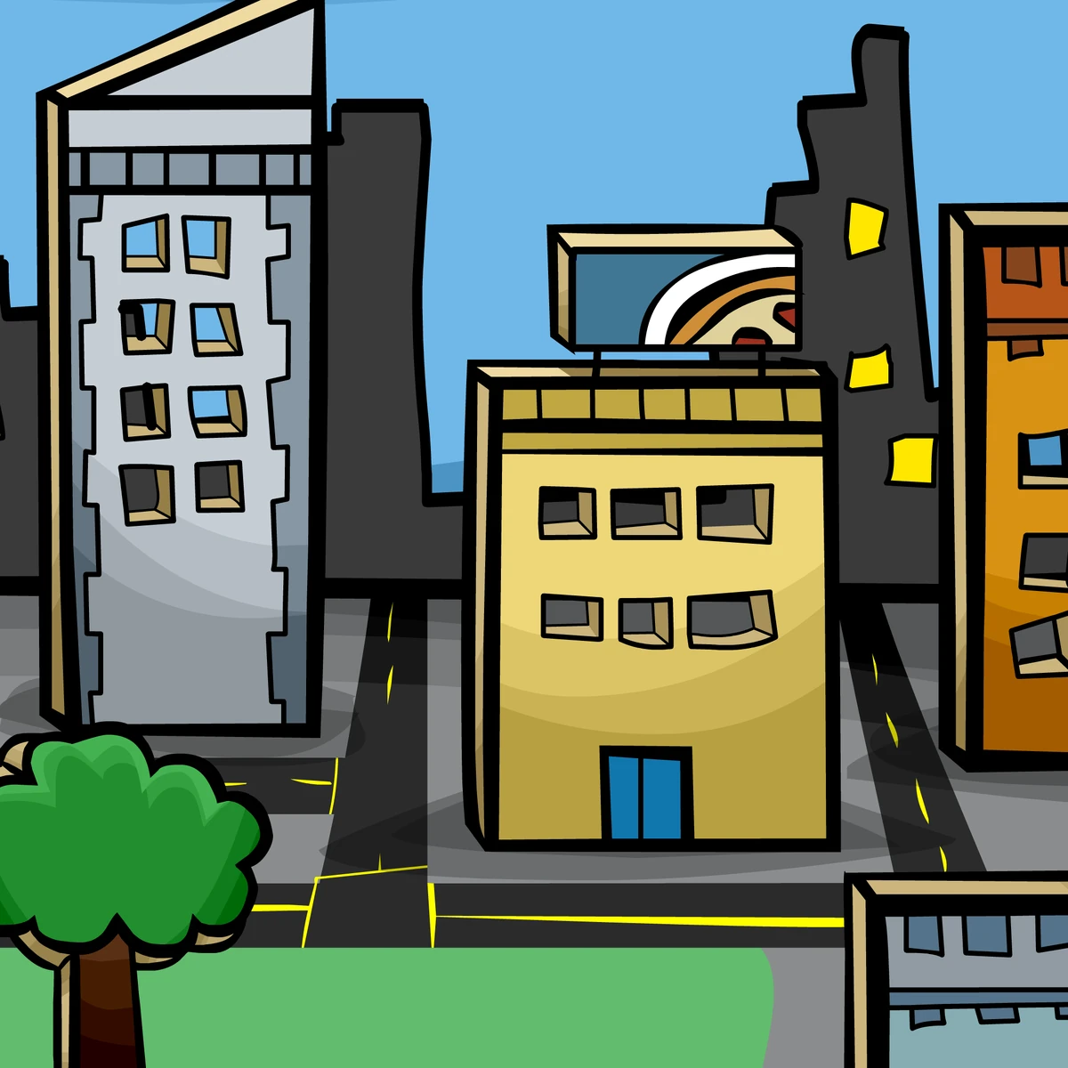 Cityscape Background | Club Penguin Journey Wiki | Fandom
