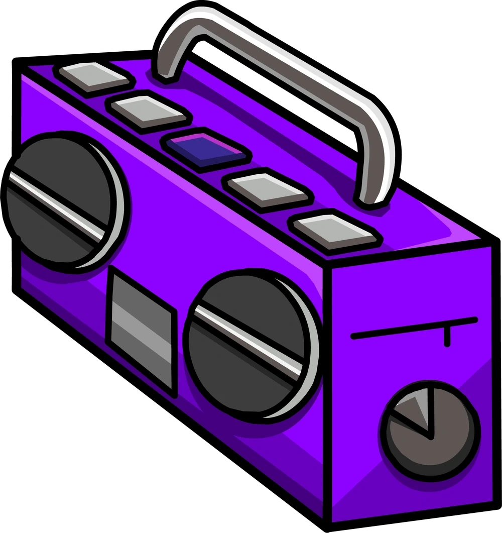 Purple Boom Box | Club Penguin Journey Wiki | Fandom