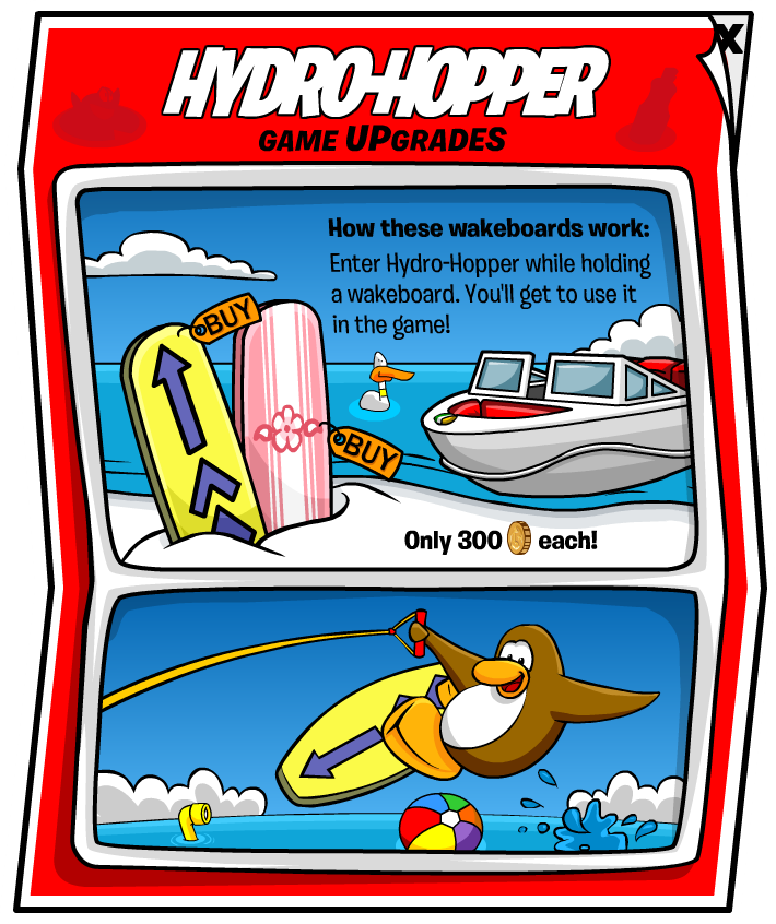 Game Upgrades Hydro Hopper Club Penguin Journey Wiki Fandom