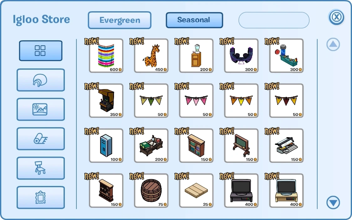 Igloo Store February 2025 | Club Penguin Journey Wiki | Fandom