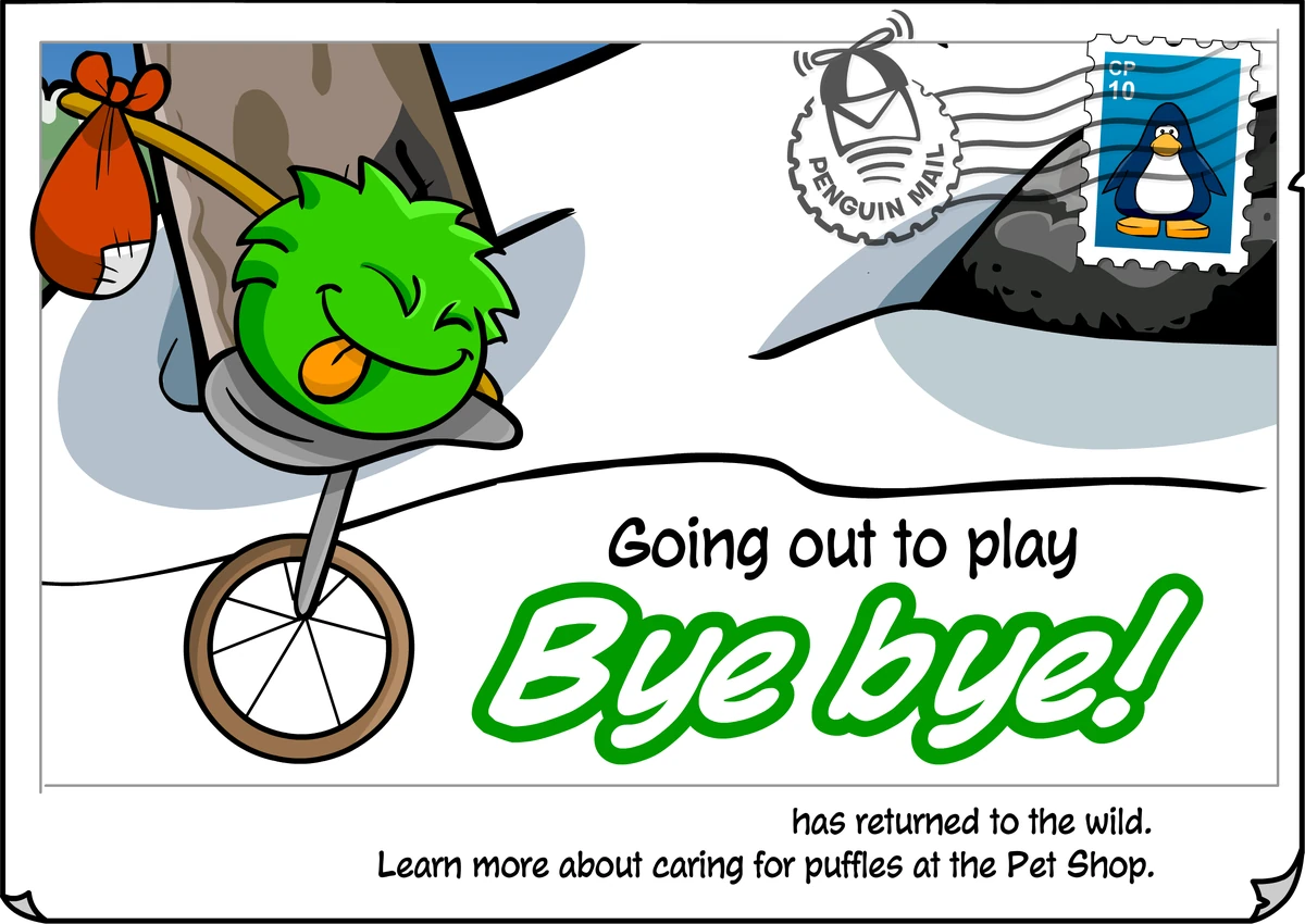 Green Ran Postcard | Club Penguin Journey Wiki | Fandom