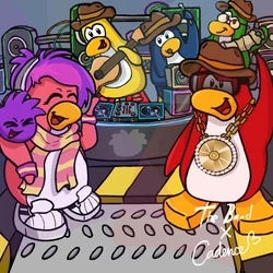 club penguin coloring pages cadence definition