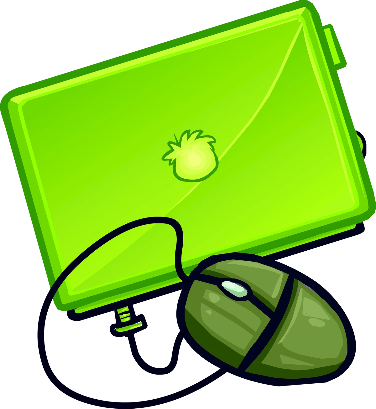 Lime Laptop | Club Penguin Journey Wiki | Fandom