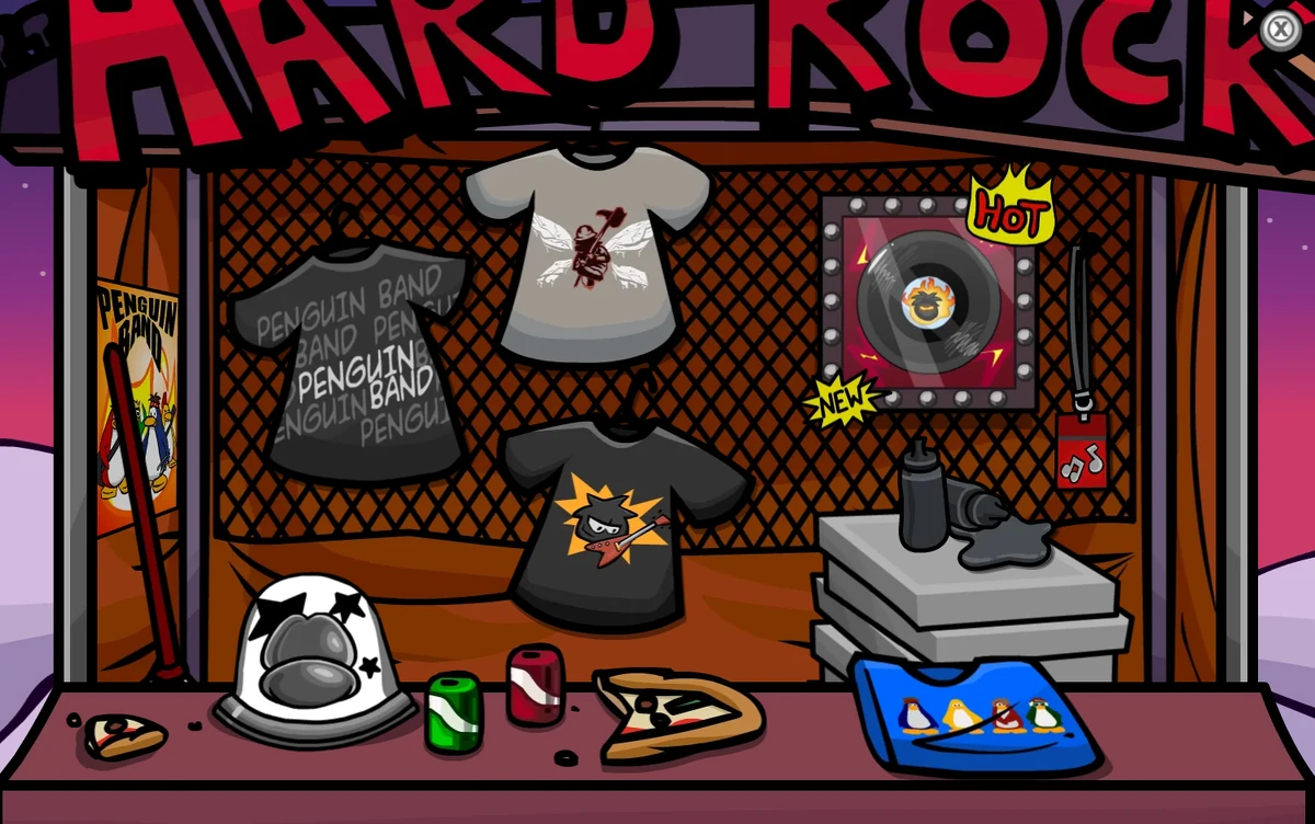 Rock Merch Booth | Club Penguin Journey Wiki | Fandom