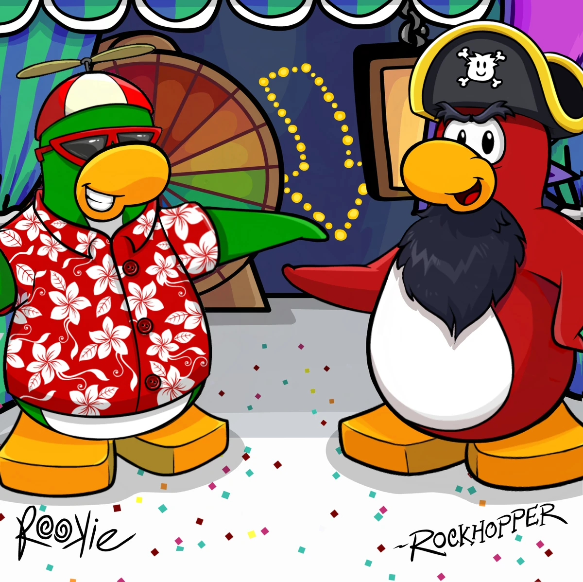 Rookie & Rockhopper Background | Club Penguin Journey Wiki | Fandom