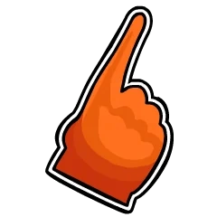 Orange Foam Finger | Club Penguin Journey Wiki | Fandom