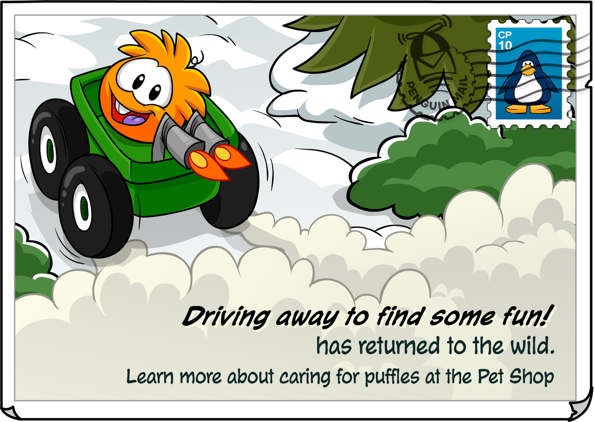 Orange Ran Postcard Club Penguin Journey Wiki Fandom