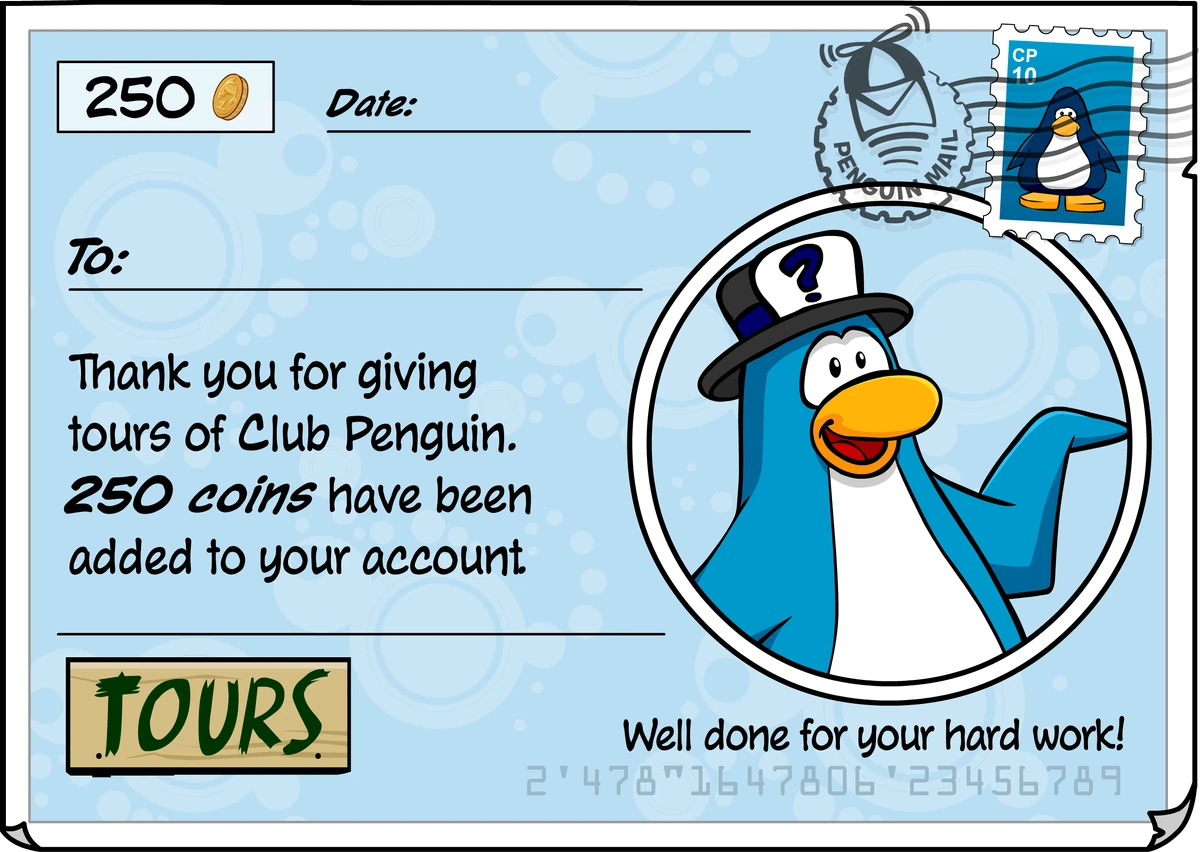 Jobs: Tour Guide Postcard | Club Penguin Journey Wiki | Fandom