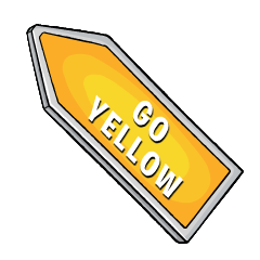 Go Yellow Sign | Club Penguin Journey Wiki | Fandom
