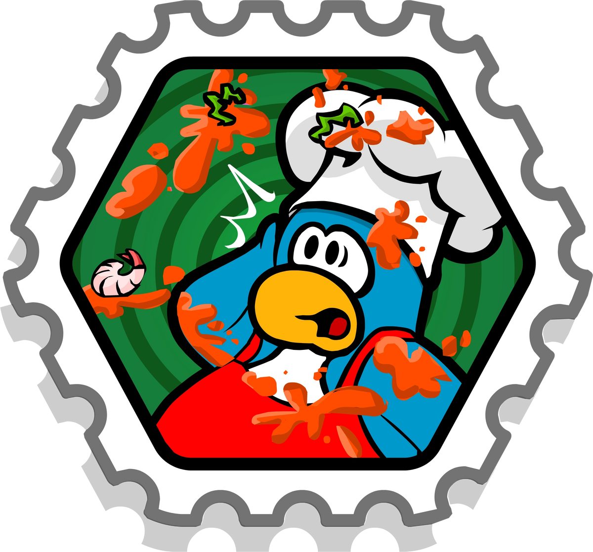 Food Fiasco Stamp | Club Penguin Journey Wiki | Fandom