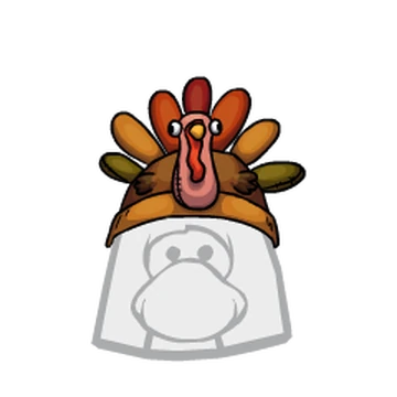animated turkey hat