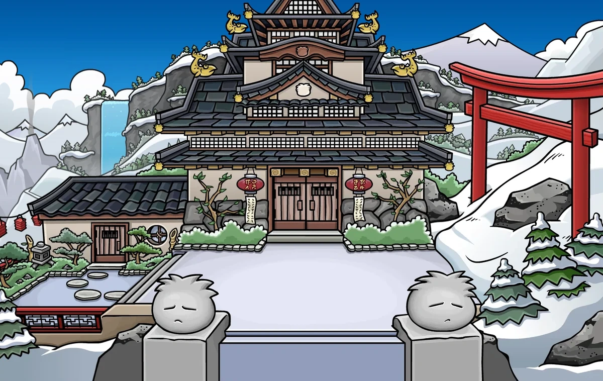 Dojo Courtyard | Club Penguin Journey Wiki | Fandom