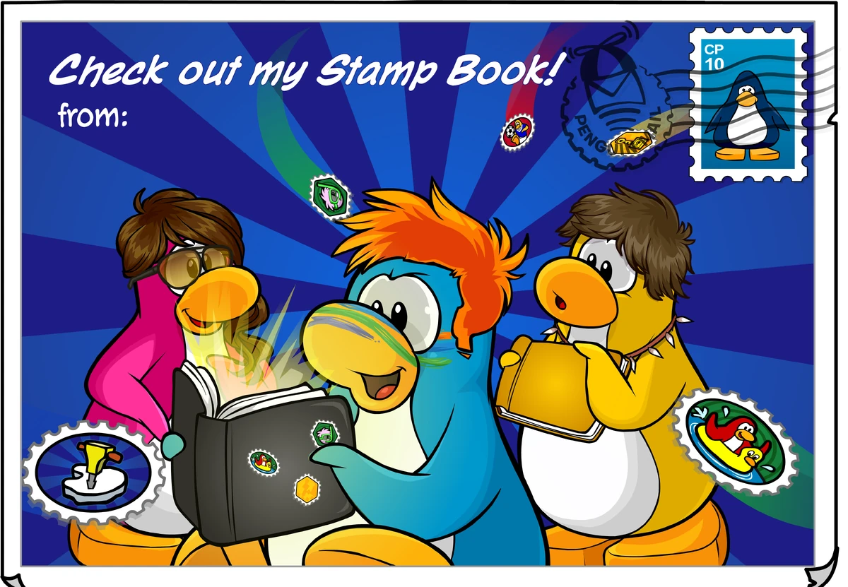 Stamp Book Postcard | Club Penguin Journey Wiki | Fandom