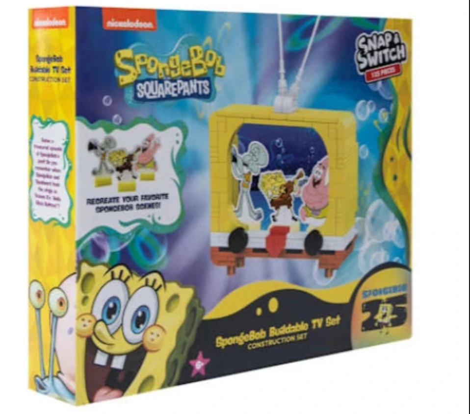 SpongeBob SquarePants Buildable TV set (Snap & Switch) | Club SpongeBob ...
