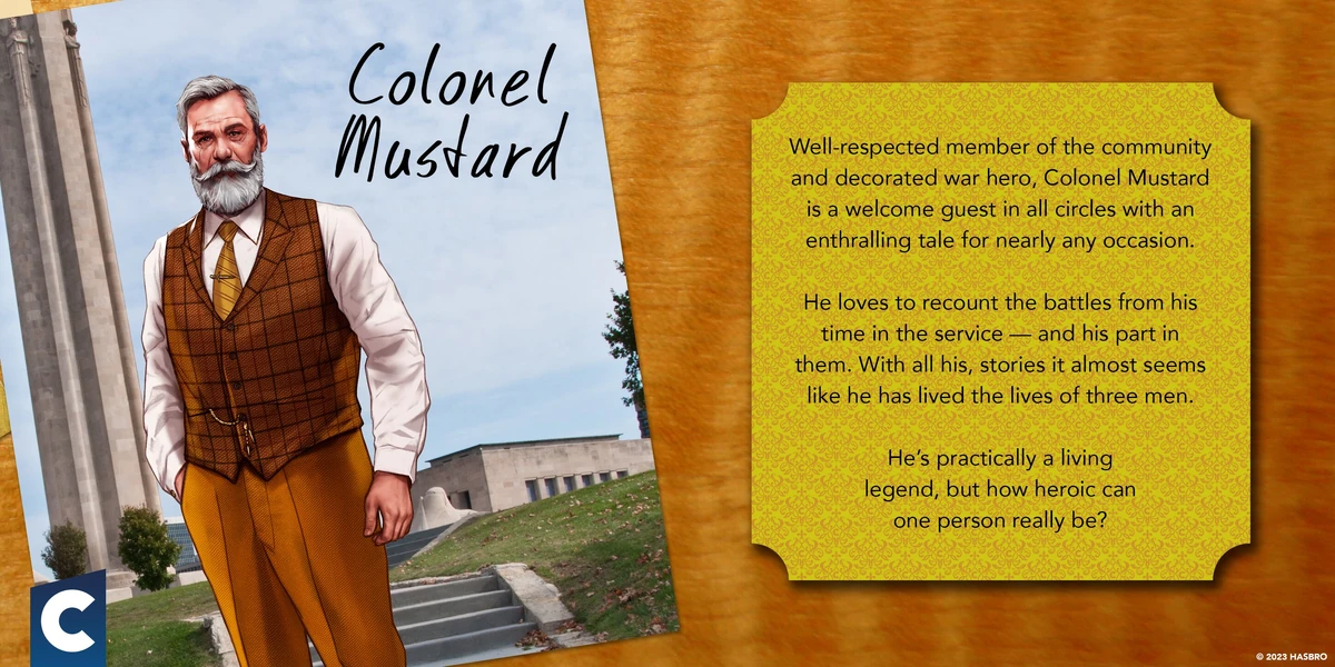 Colonel Mustard | Cluedo Wiki | Fandom