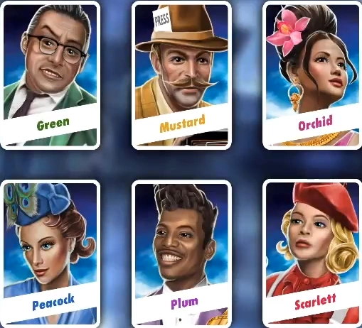 Clue Game Characters