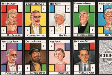Clue Character Cards