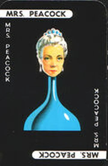 Mrs Peacock Clue Card