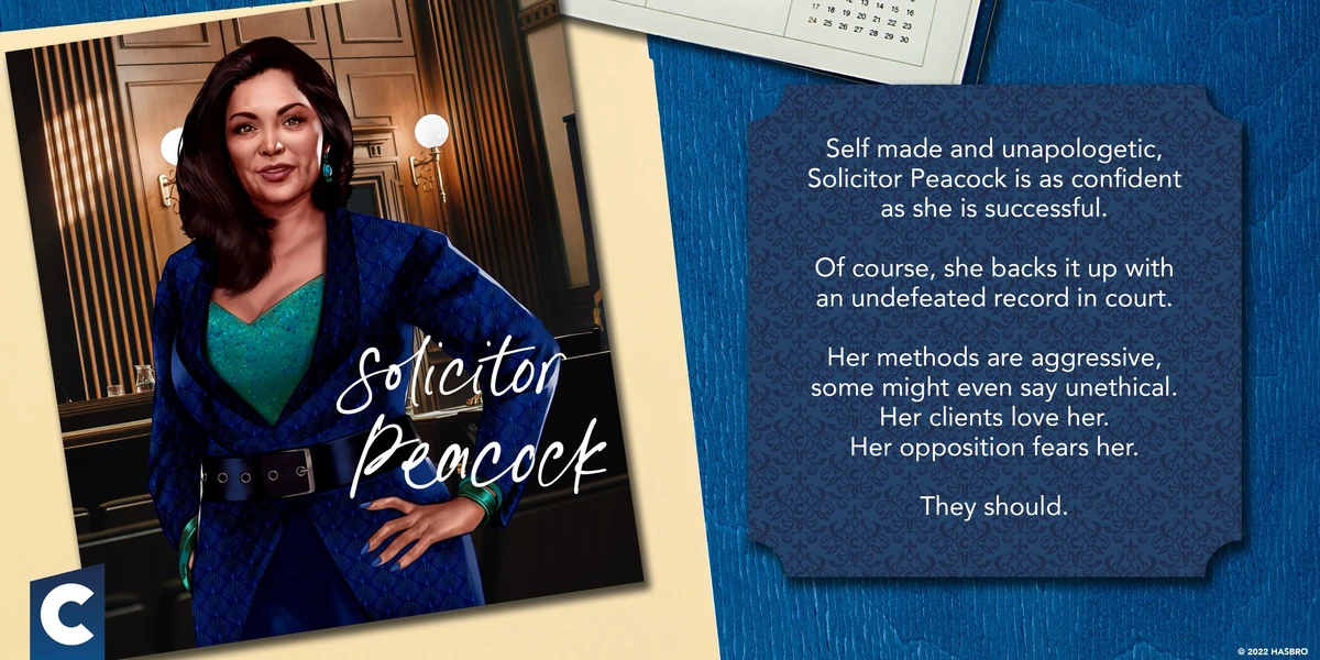 Mrs. Peacock | Cluedo Wiki | Fandom