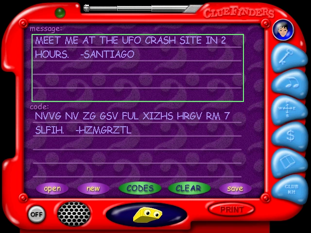 Santiago’s Encoder/Decoder | Cluefinders Wiki | Fandom