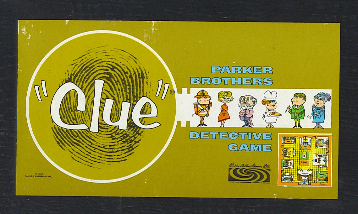 Clue (1963 edition) | Cluepedia Wiki | Fandom