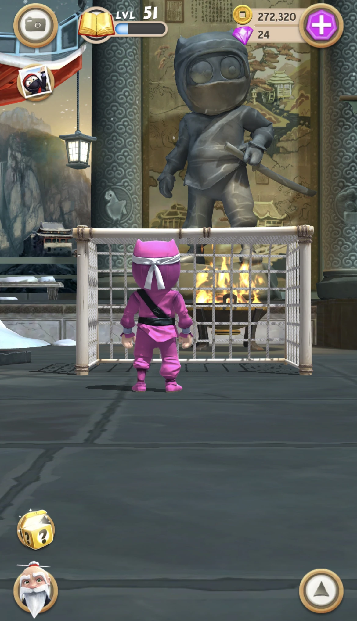 Clumsy Ninja Level 100