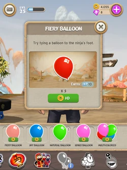 Fiery Balloon | Clumsy Ninja Wiki | Fandom