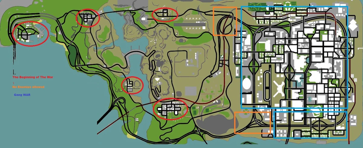 More Gang War Locations – Gta 5 Gang Locations Map – TWMWFE