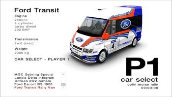 Ford WRC Replica Transit Van | Colin McRae Rally and DiRT Wiki | Fandom