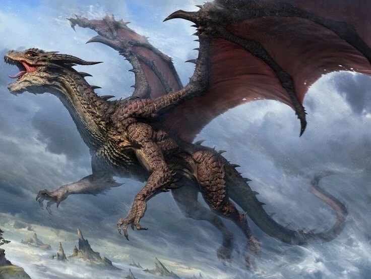 Blue European Dragons