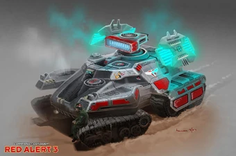 Red Alert 3 Soviet Tanks