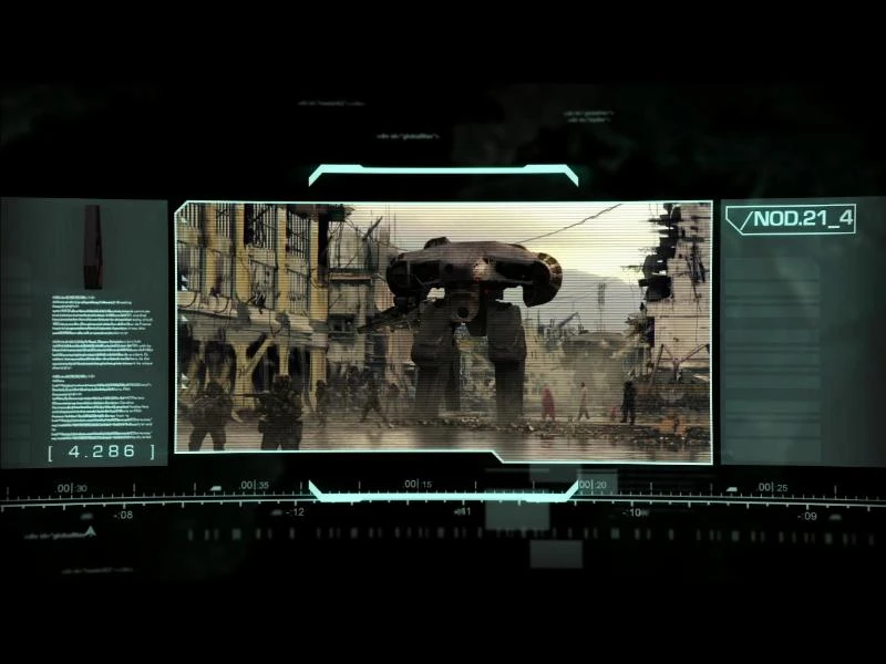 NOD Avatar stands victorious over a GDI Tank (official CnC3 concept art ...