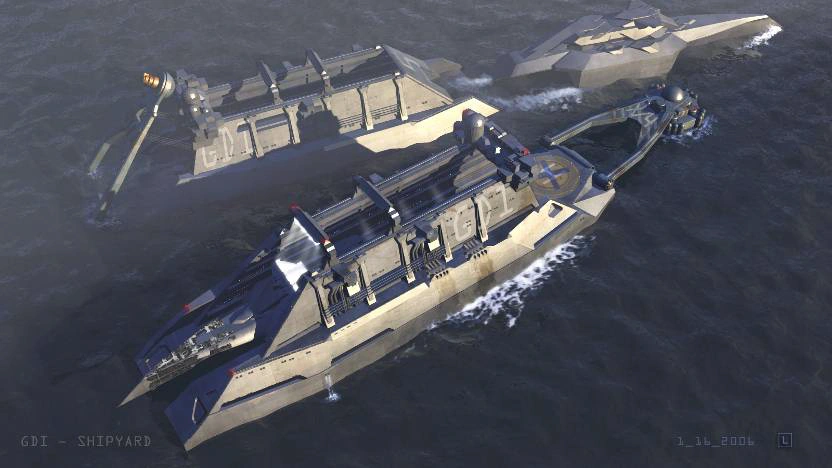 GDI shipyard - Command & Conquer Wiki - covering Tiberium, Red Alert ...
