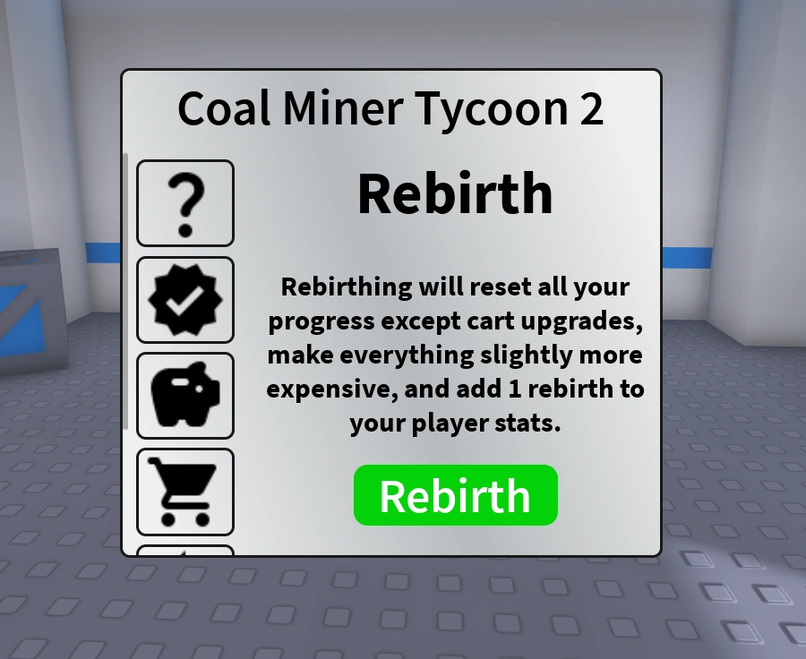 Rebirthing | Coal Miner Tycoon 2 Wiki | Fandom