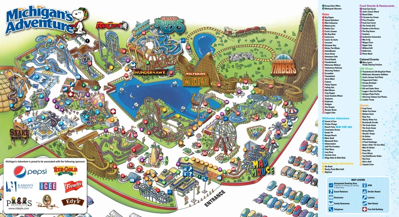 Michigan's Adventure | Roller Coaster Wiki | Fandom