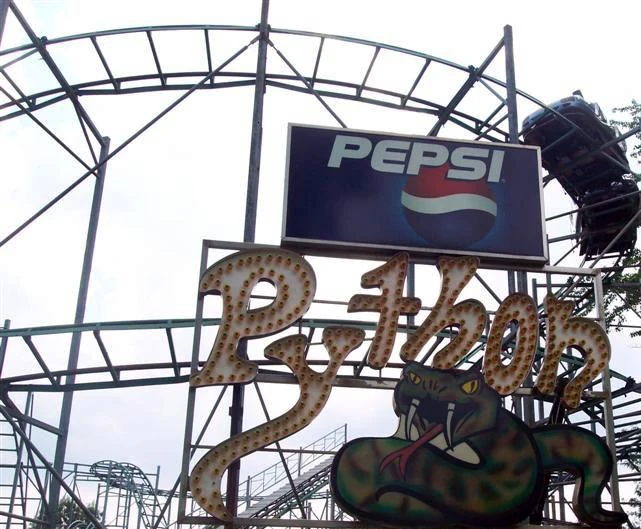 Pepsi Python | Roller Coaster Wiki | Fandom