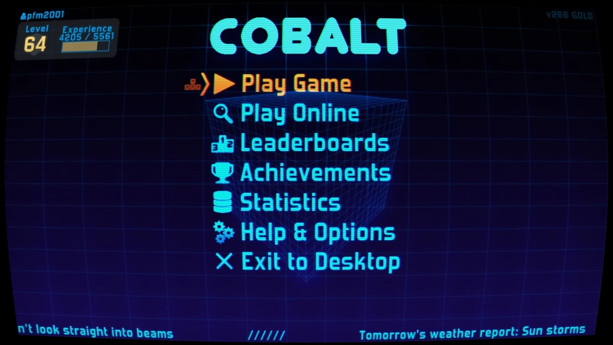 Main Menu - Official Cobalt Wiki
