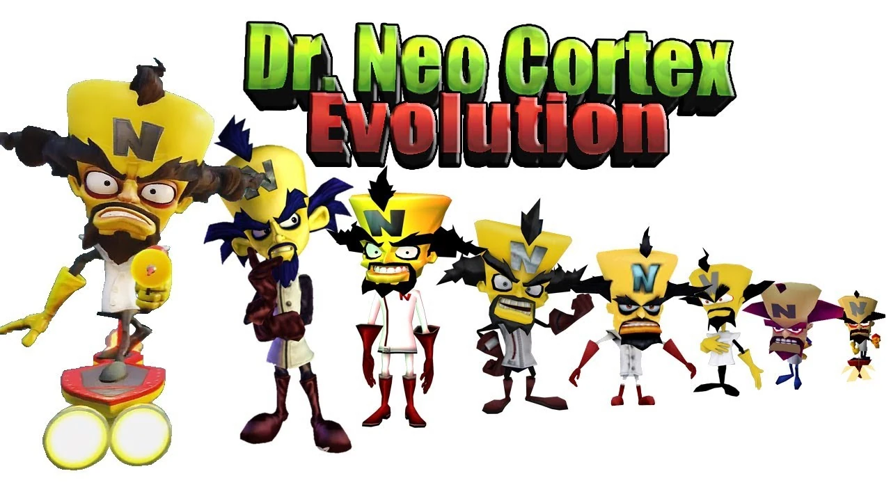 How they changed Dr.Neo Cortex | Coco Bandicoot Wiki | Fandom