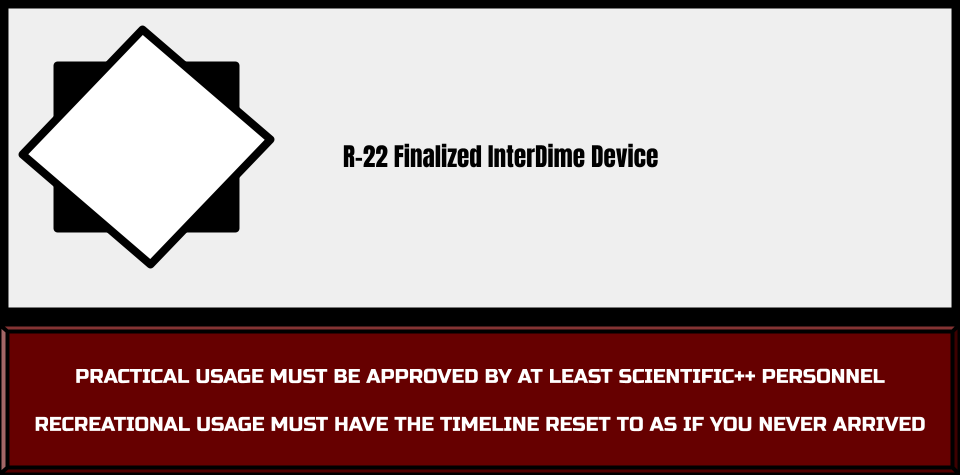R - 22 Finalized InterDime Device | The Cocoler Co Wiki | Fandom